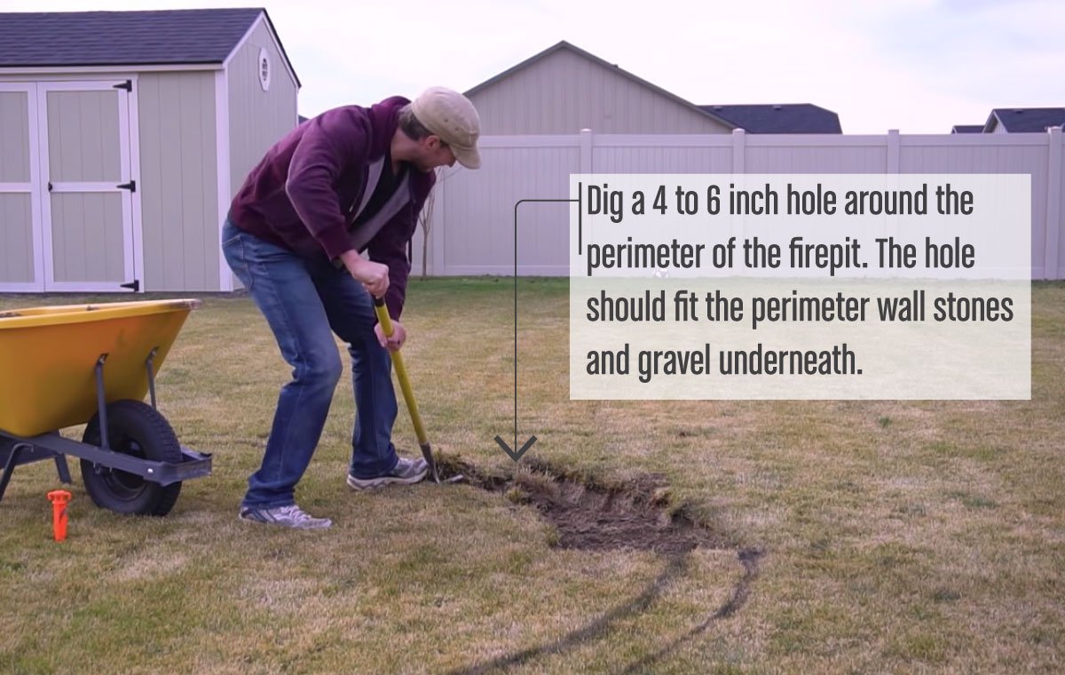 How to Make an Above-Ground Fire Pit - Discover the yard